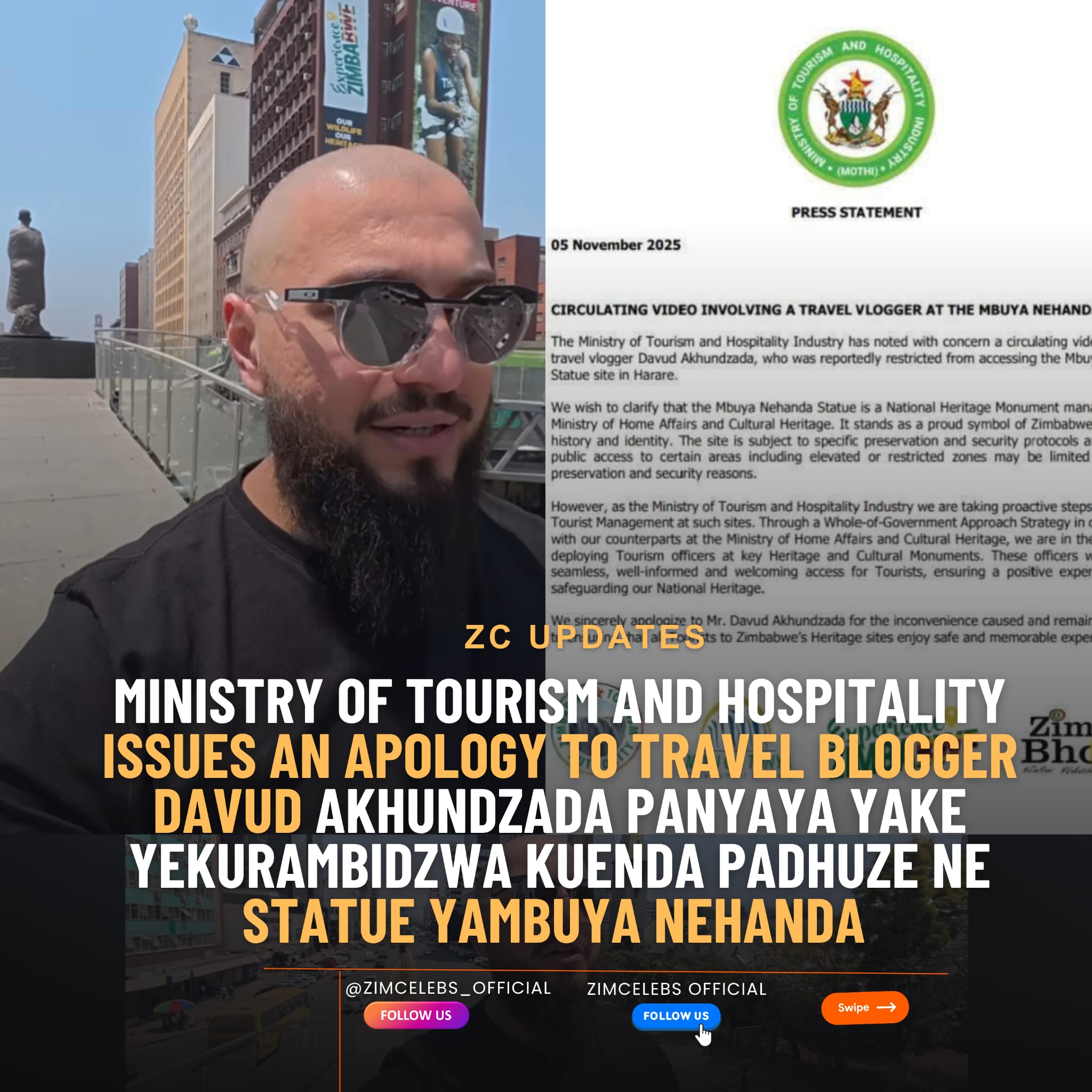 Tourism Ministry Responds After Travel Vlogger Barred from Accessing ...